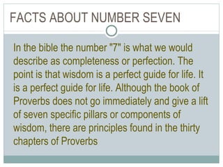 The 7 Pillars of Wisdom | PPT