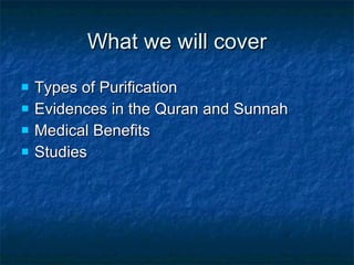 Wisdom Of Purification Before Prayer | PPT