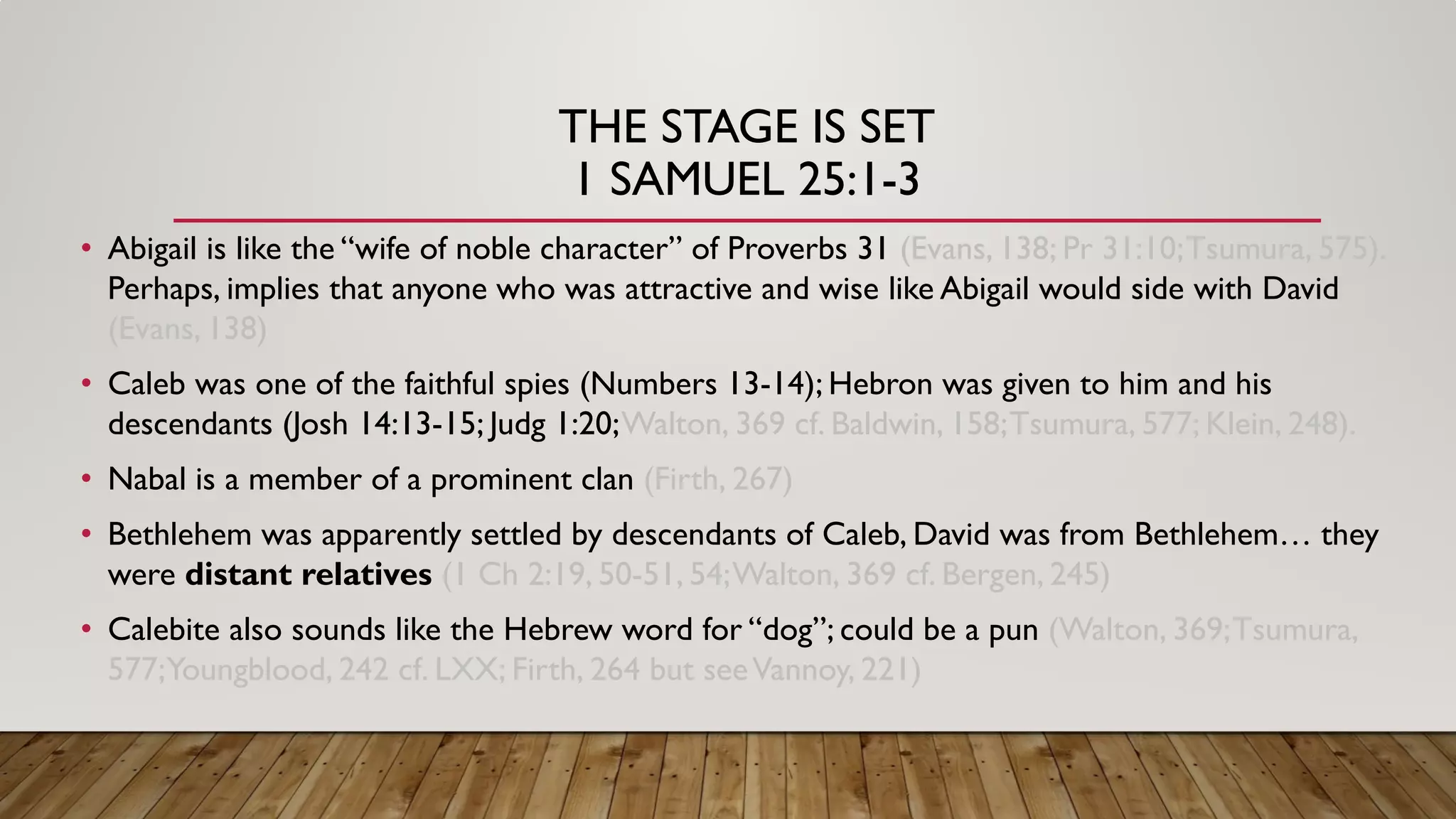 Wisdom Personified: Abigail, Nabal and David (1 Samuel 25 Sunday School ...