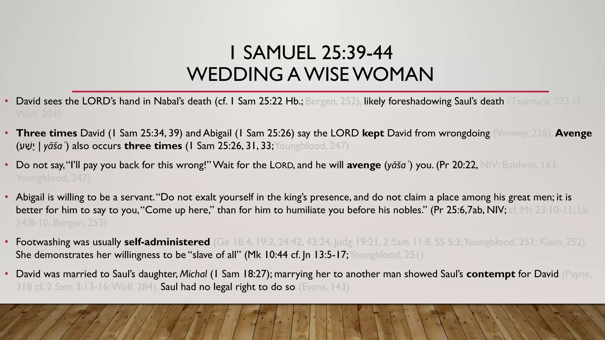 Wisdom Personified: Abigail, Nabal and David (1 Samuel 25 Sunday School ...
