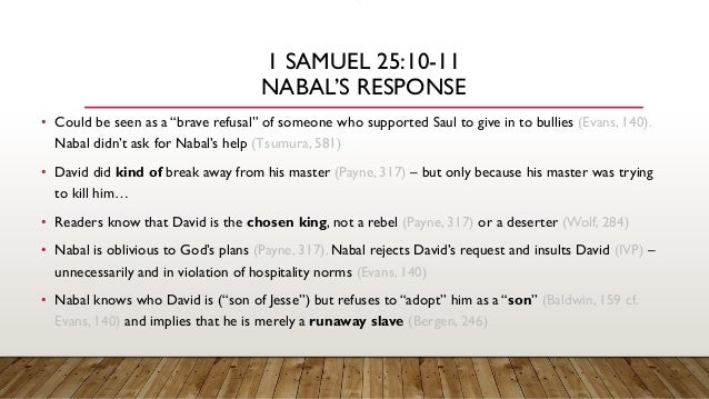 Wisdom Personified: Abigail, Nabal and David (1 Samuel 25 Sunday Scho…