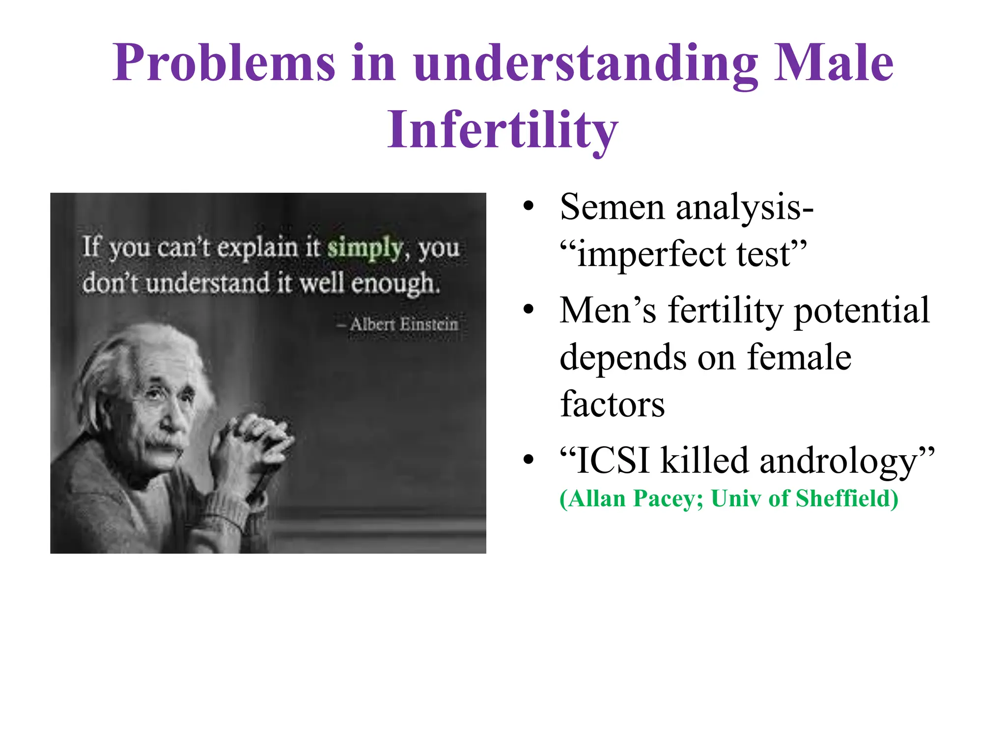 Approach to abnormal semen analysis- way forward | PPTX