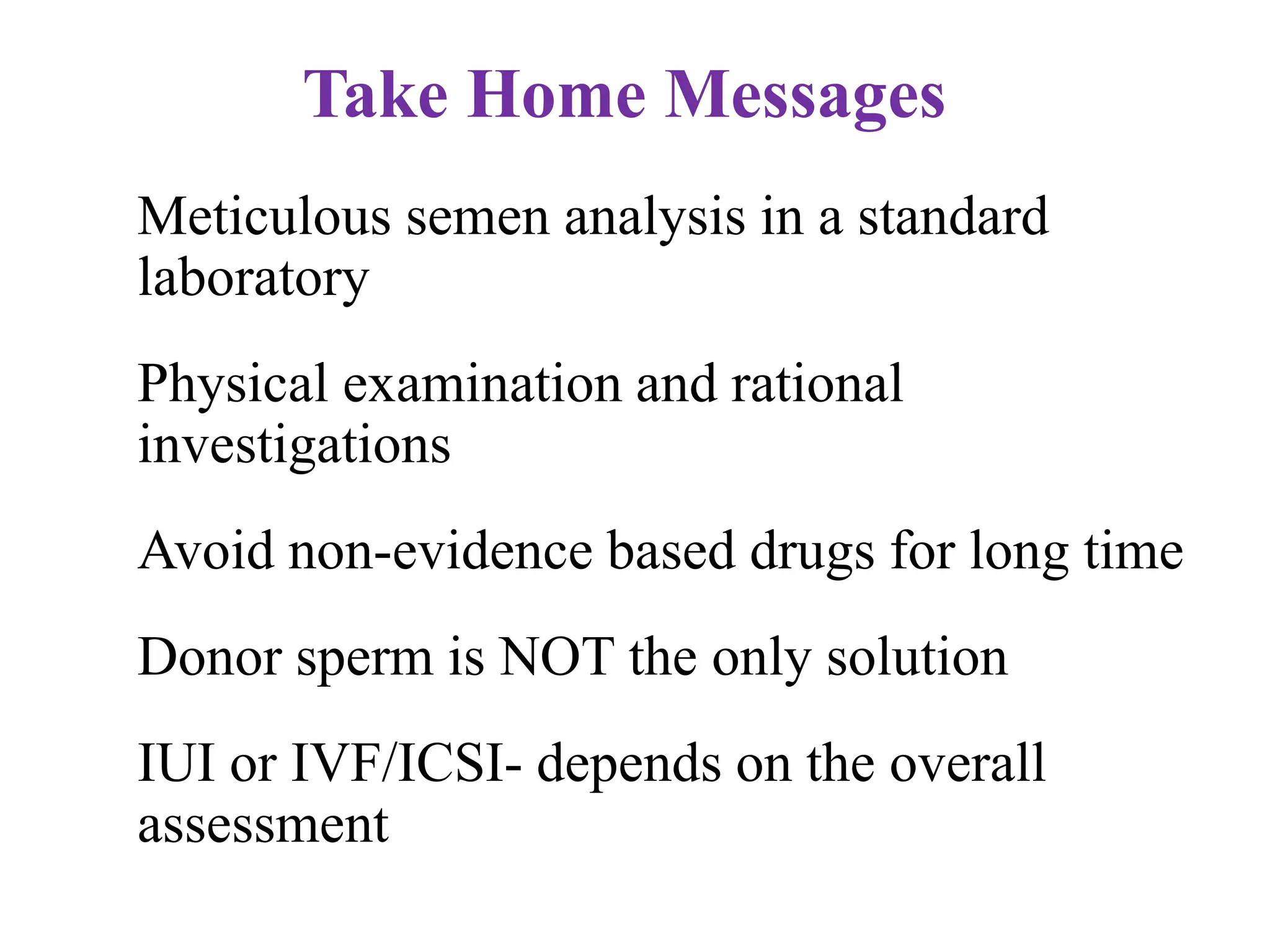 Approach to abnormal semen analysis- way forward | PPTX