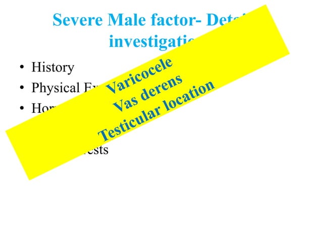 Approach to abnormal semen analysis- way forward | PPTX | Infertility ...