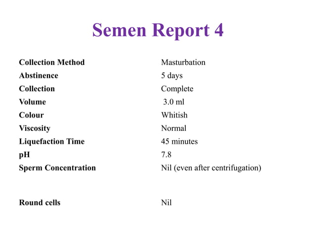 Approach to abnormal semen analysis- way forward | PPTX | Infertility ...