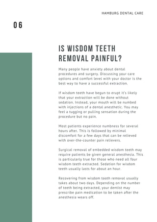 Wisdom teeth why we have them and when to remove them | PDF