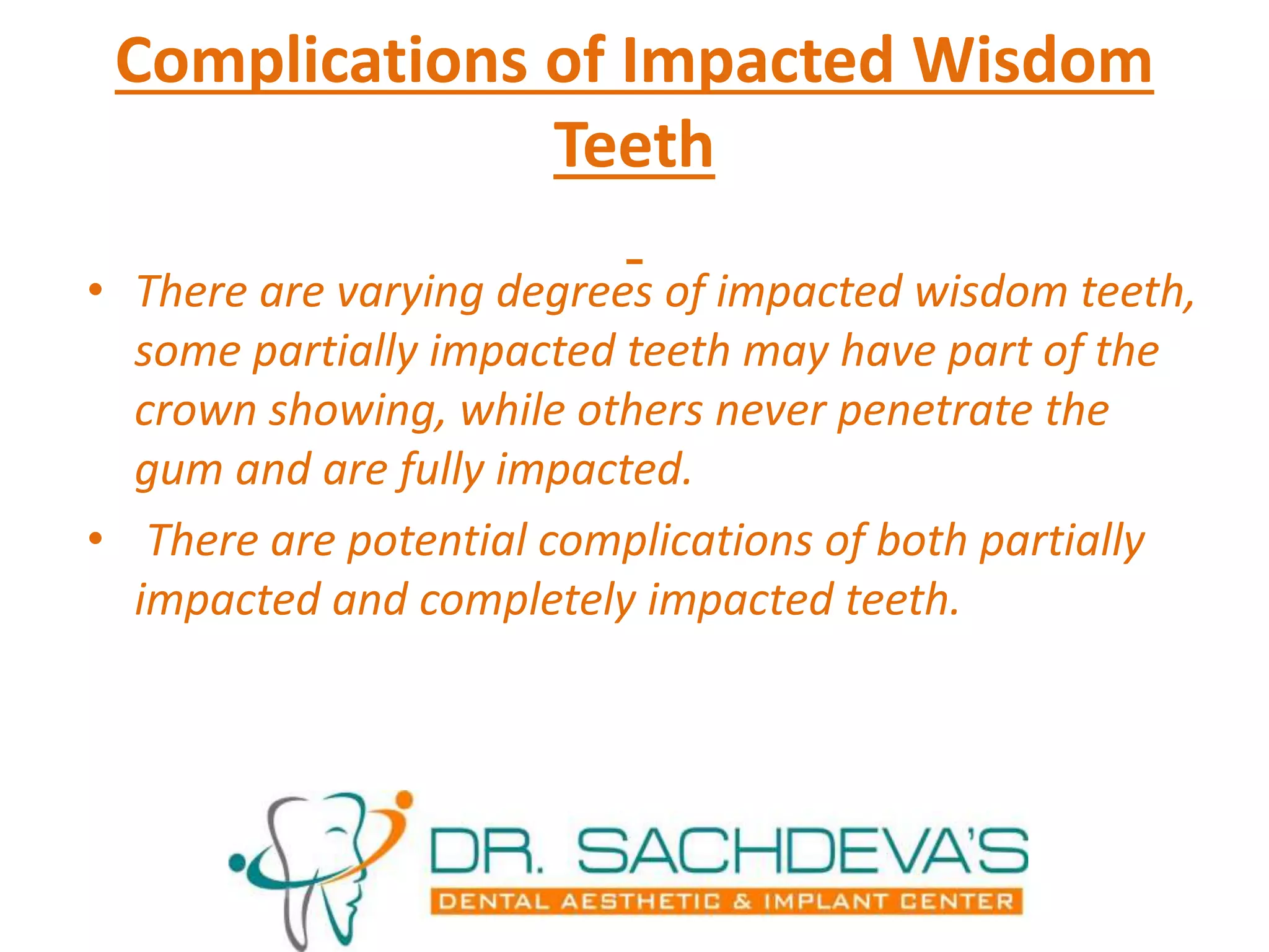 Wisdom Tooth Extraction | Oral Surgery | PPTX