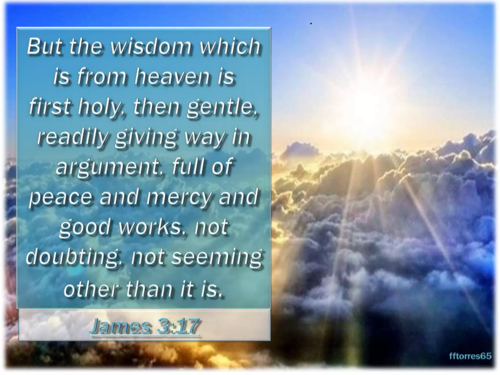 Wisdom which is from heaven | PPTX