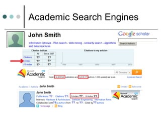 Computing Scientometrics in Large-Scale Academic Search Engines with MapReduce | PDF | Search ...