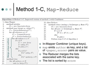 Computing Scientometrics in Large-Scale Academic Search Engines with MapReduce | PPT