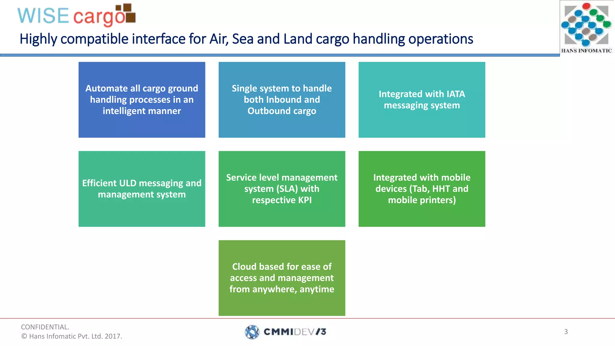 WiseCargo: Integrated Cargo Ground Handling Platform | PPTX