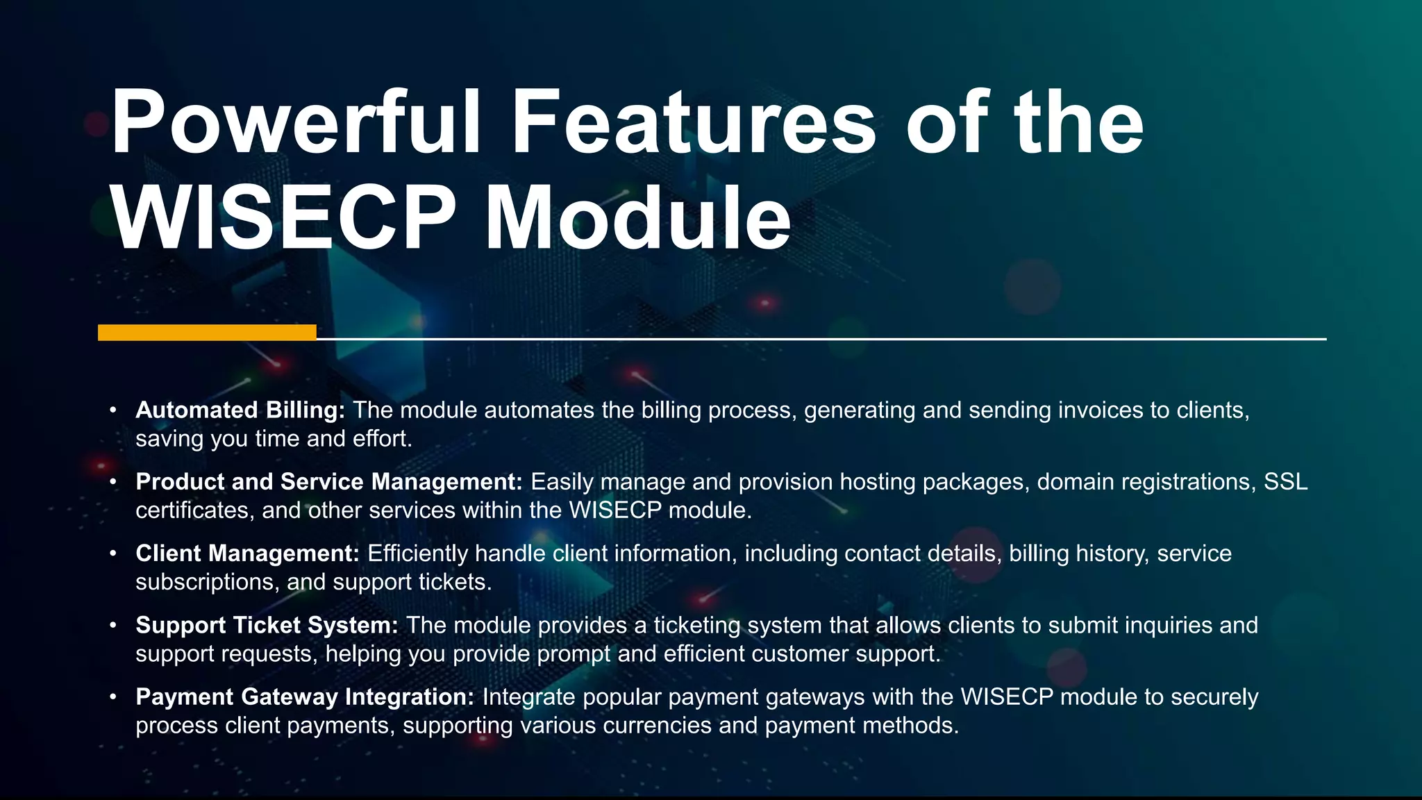 WISECP Module | PPTX