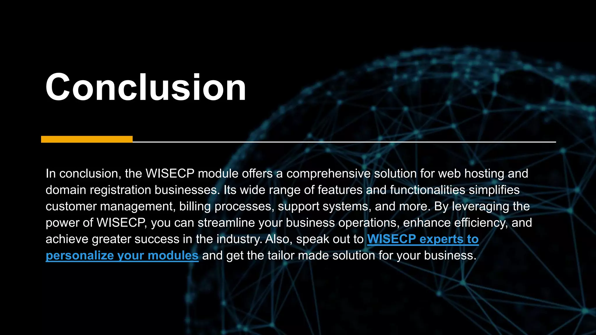 WISECP Module | PPTX
