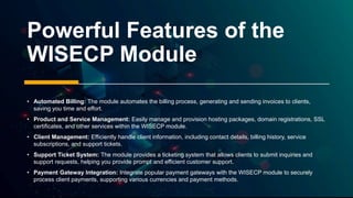 WISECP Module | PPTX