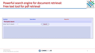 WiseDox: Intelligent Document Filing | PPTX | Databases | Computer Software and Applications
