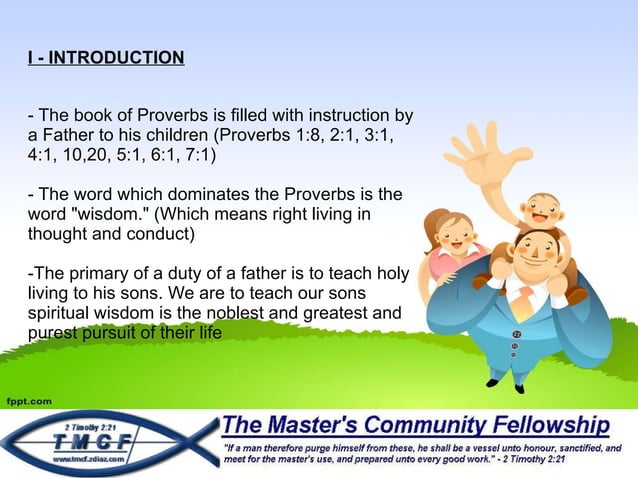 Wise father, wise children | PPT