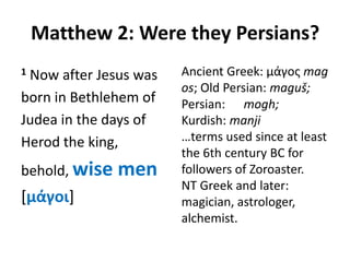 Wise men from the east | PPTX