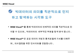 제품소개 Wise visual | PPT