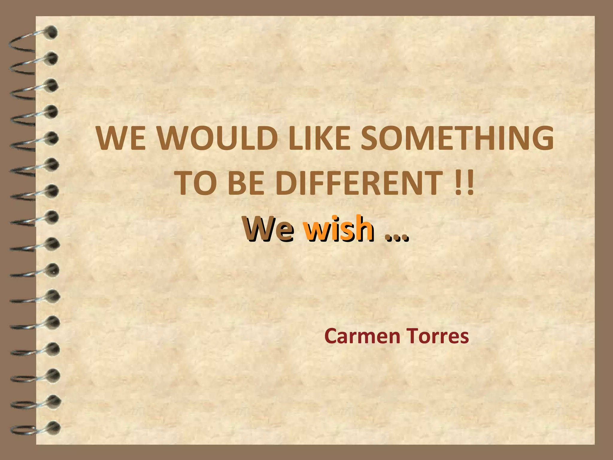 Wish Structure | PPT