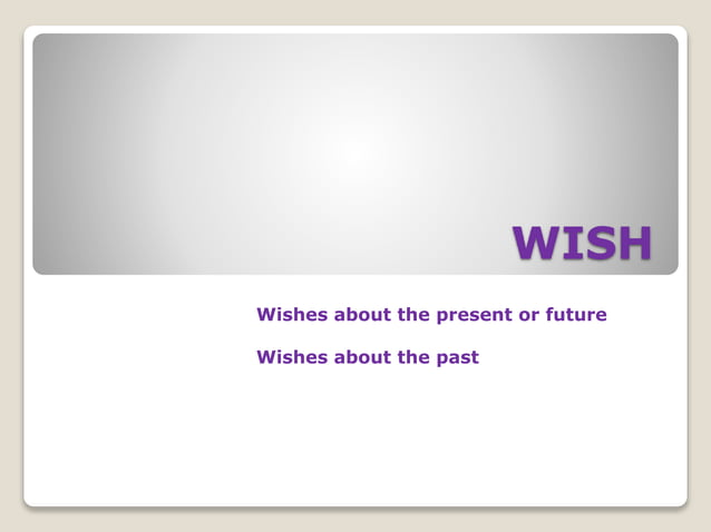 WISH | PPT