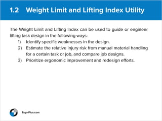 WISHA Lifting Calculator | PDF