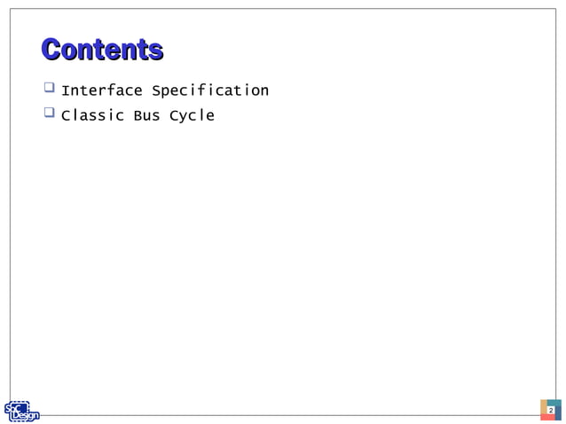 Wishbone interface and bus cycles | PPT