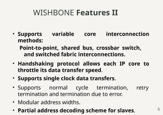WISHBONE which bone architecture detail PPT related to SOC | PPT