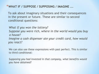I WISH / IF ONLY & UNREAL PAST | PPT