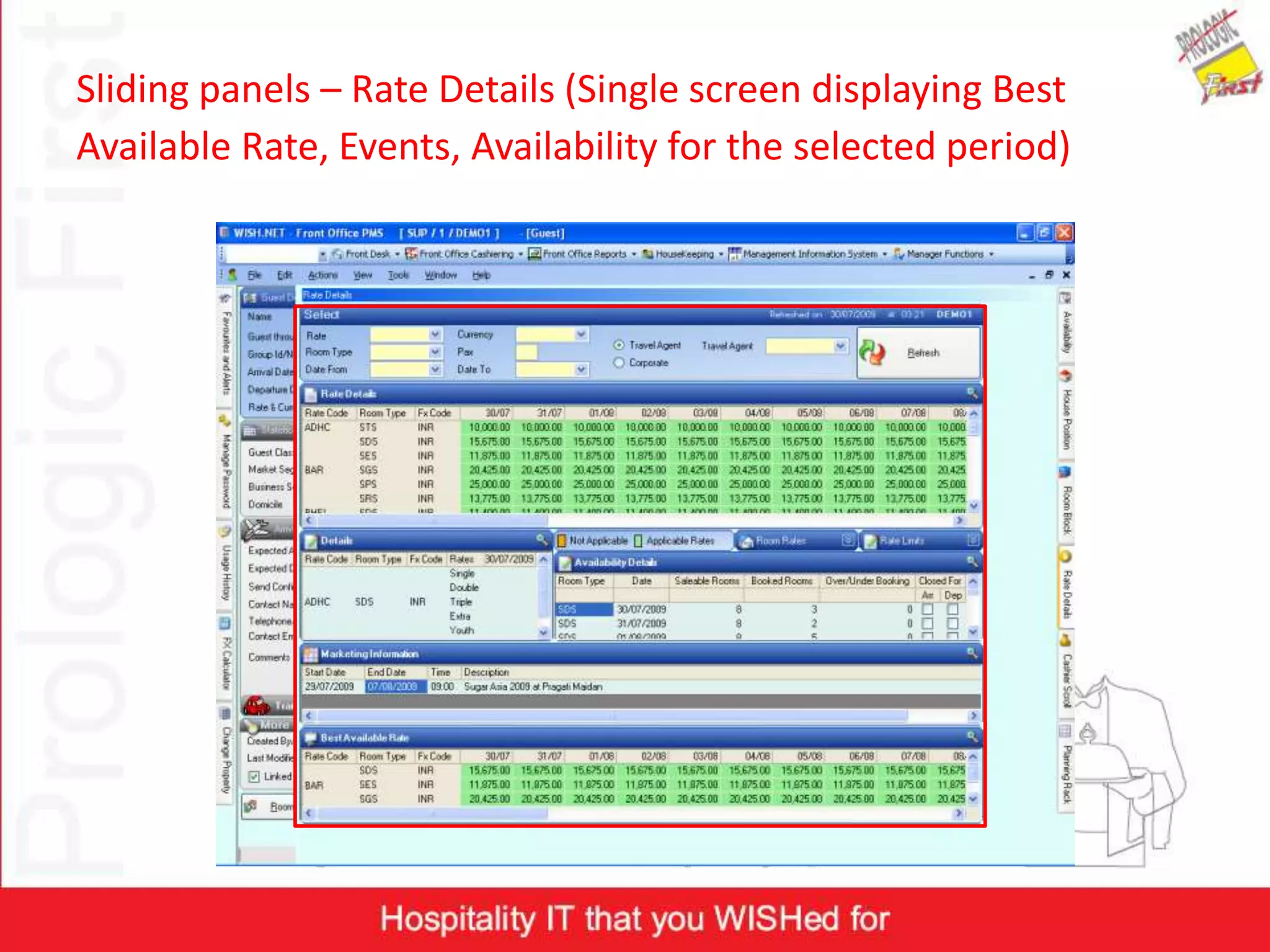 Wishnet - Prologic First - Frontoffice System | PDF