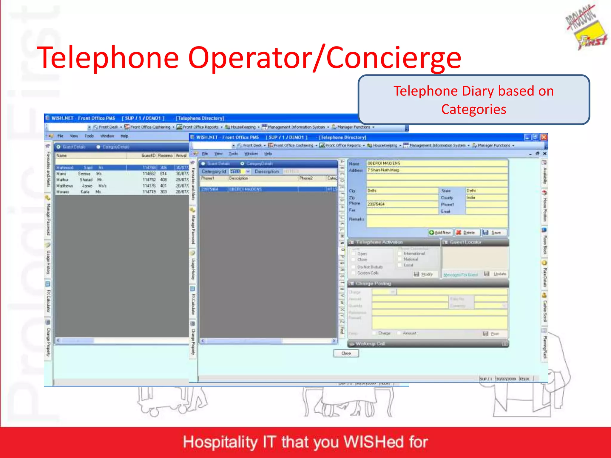 Wishnet - Prologic First - Frontoffice System | PDF