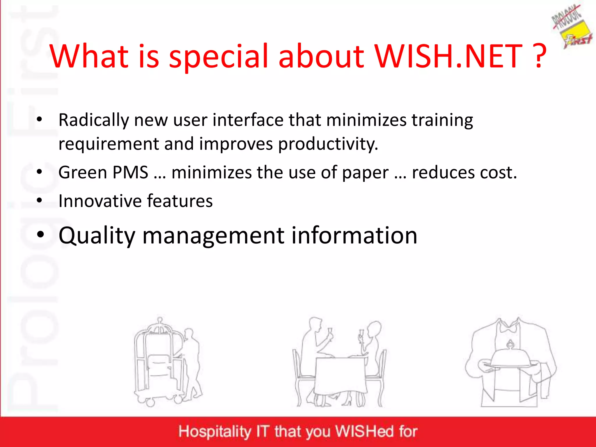 Wishnet - Prologic First - Frontoffice System | PDF