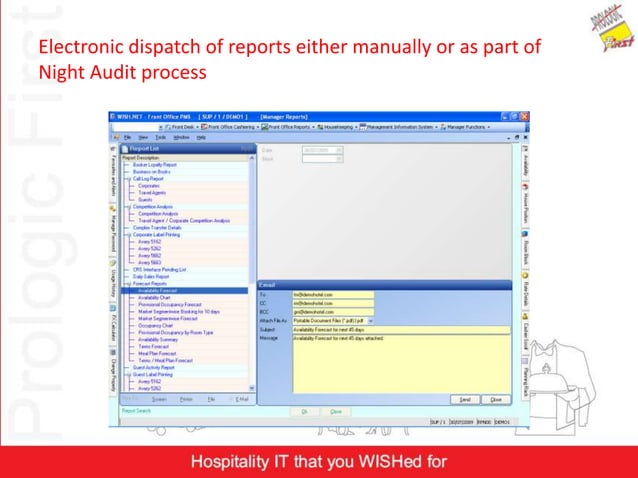 Wishnet - Prologic First - Frontoffice System | PDF