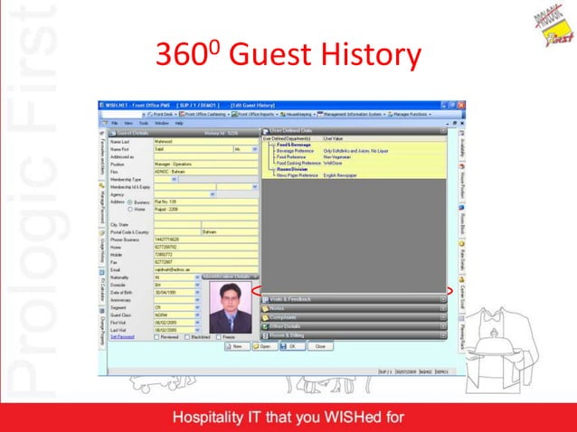 Wishnet - Prologic First - Frontoffice System | PDF