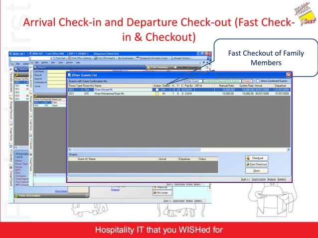 Wishnet - Prologic First - Frontoffice System | PDF