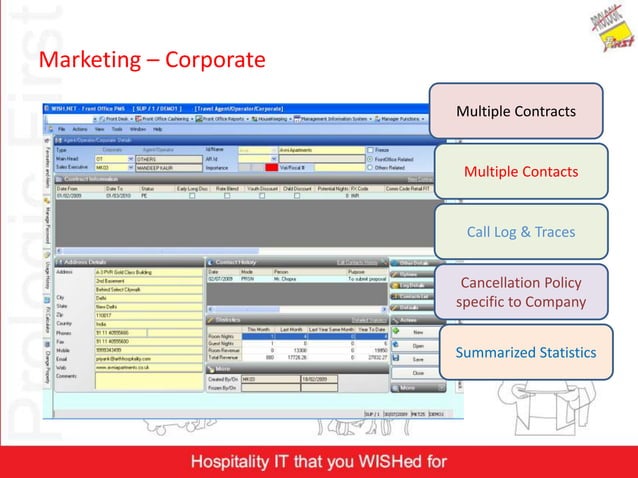 Wishnet - Prologic First - Frontoffice System | PDF