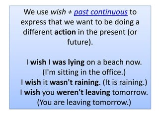 Wish statements | PPTX