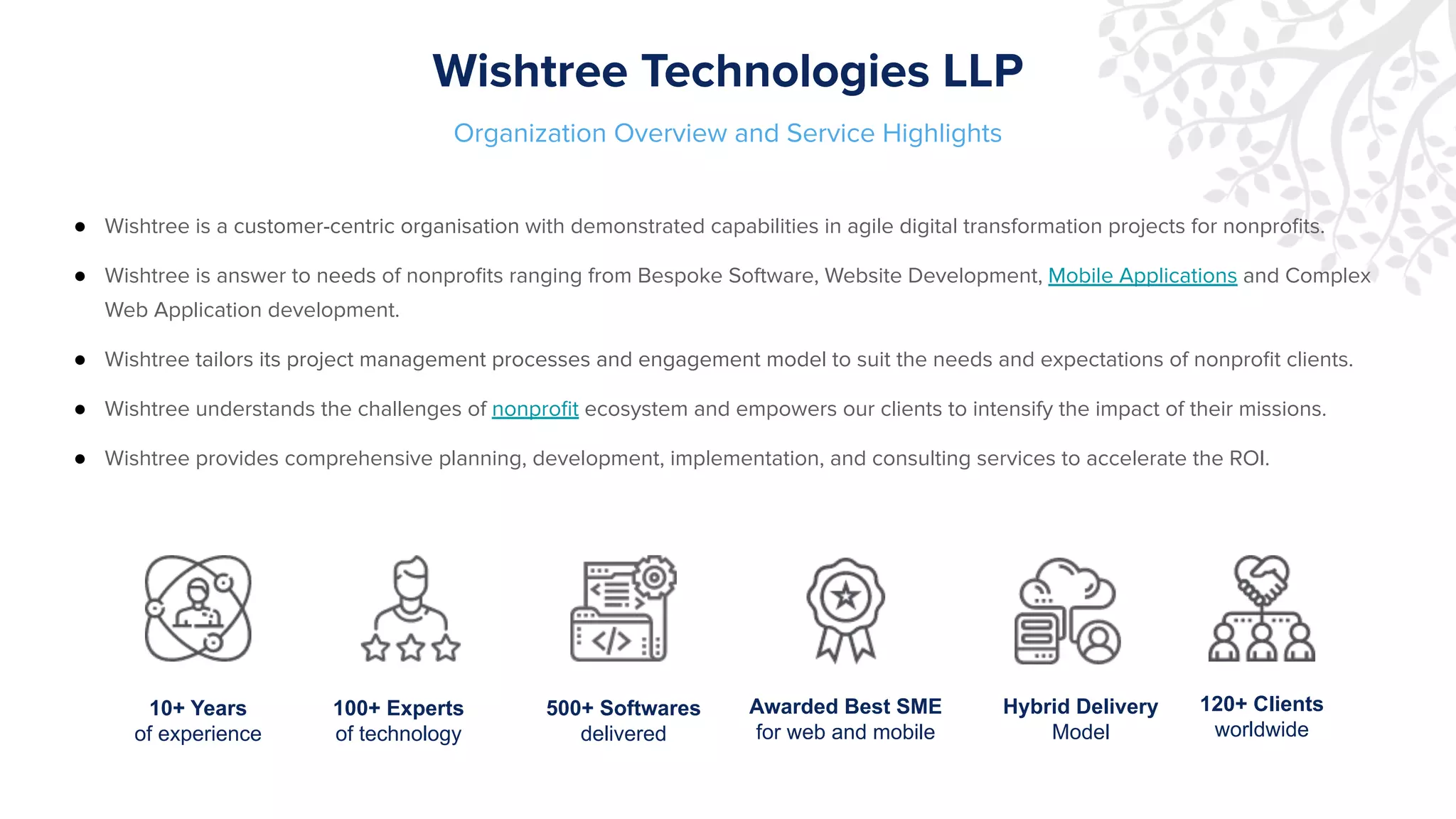 Wishtree Technologies: Nonprofits Introduction