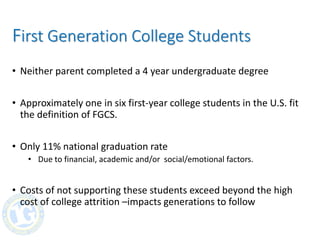 Helping First-Gen Students Succeed | PDF