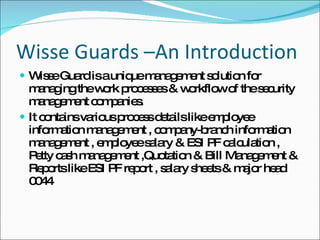 Wissen Guards | PPT