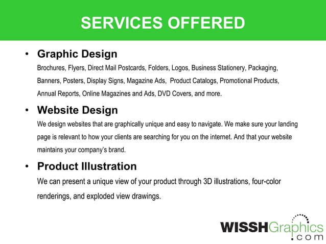 Wissh Graphics | PPT | Graphics Software | Computer Software and Applications