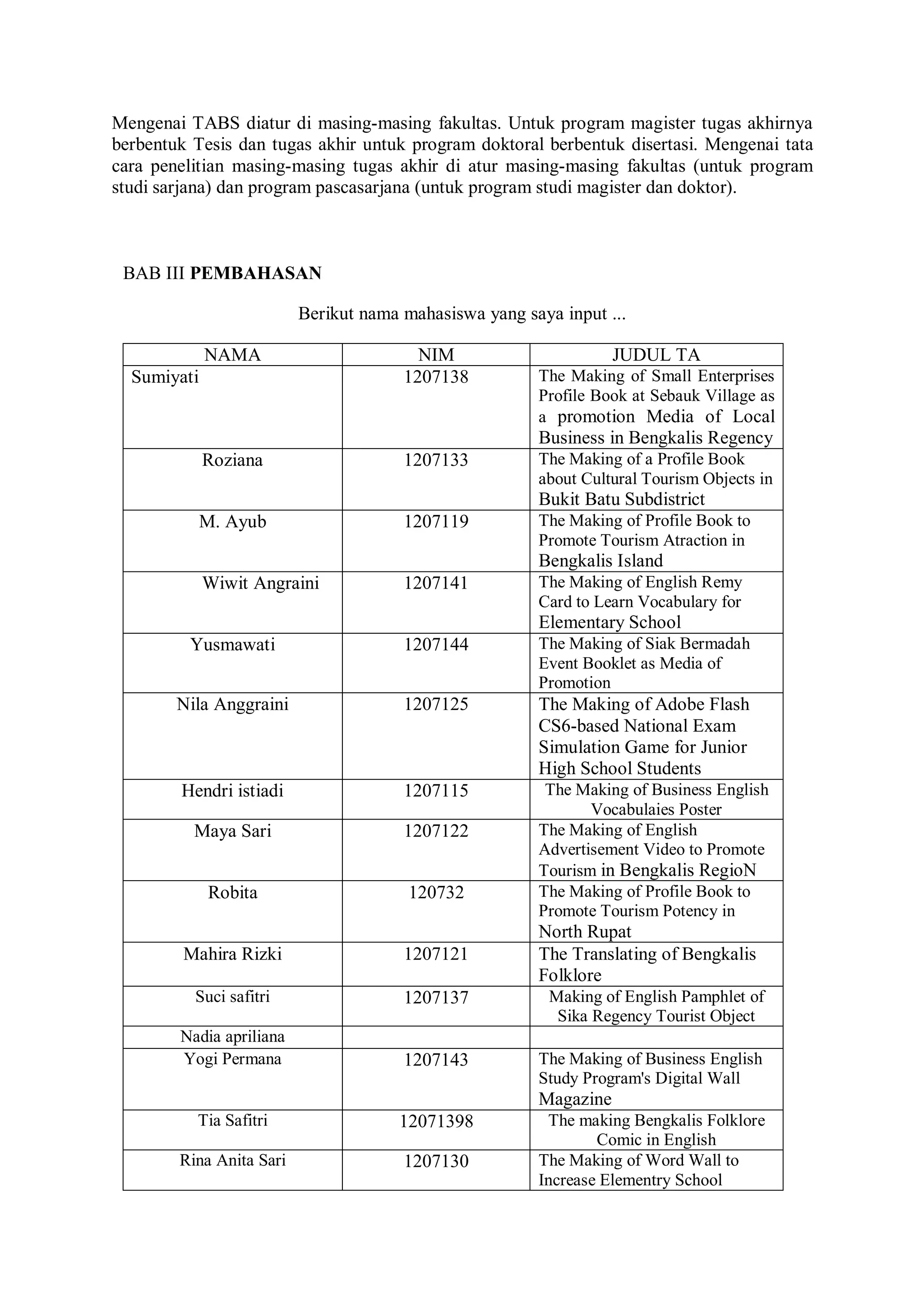 Wisuda universitas (makalah prakerin smk n 1 mempura jumini) | PDF