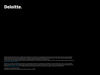 Deloitte’s 2018 Women in Tax Leaders EN | PPTX