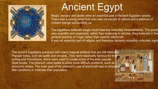 Witchcraft Power Point- Extended Project. | PPT