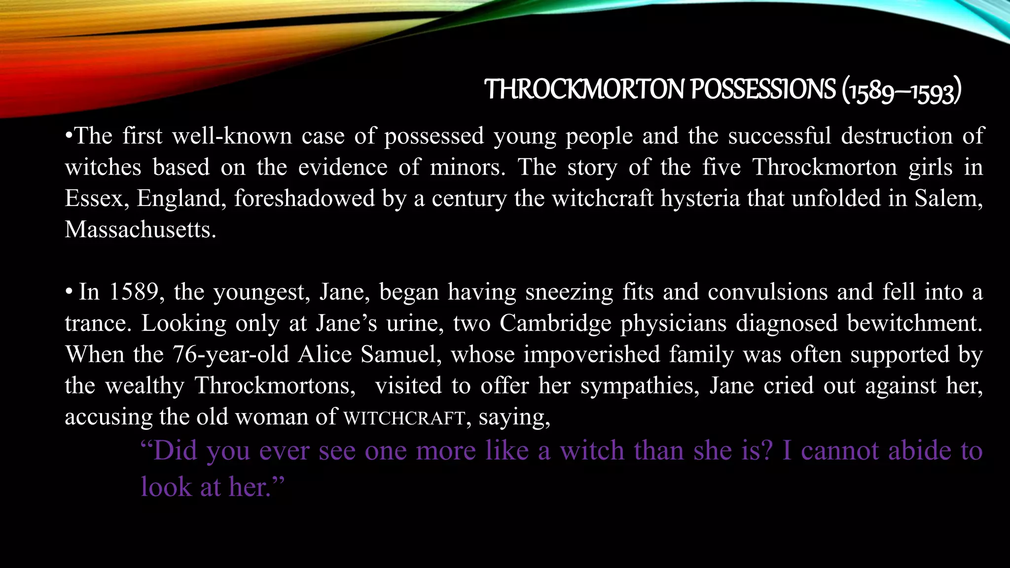 Witchcraft Presentation Notes 1.pptx | Christianity | Religion ...