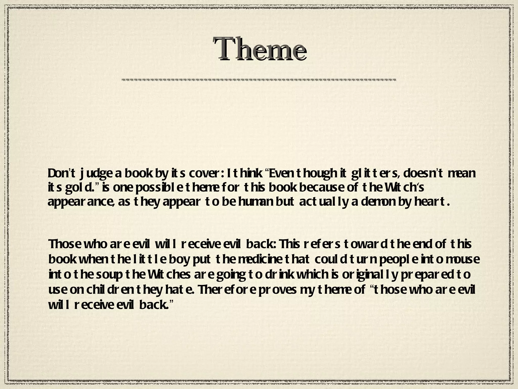 Witches literary concepts | PPT