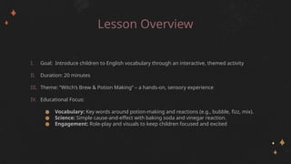 Witch’s Brew & Potion- POWER POINT PRESENTATION | PPTX