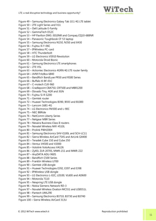 WiTech LTE Report - Review Pack | PDF