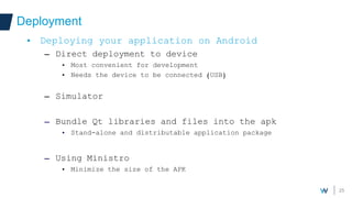 Witekio Qt and Android | PPT | Free Download