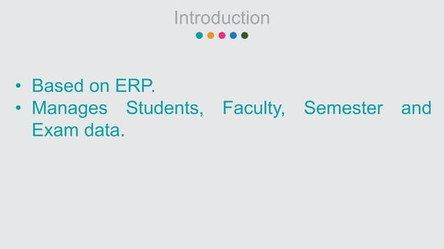 College ERP Software Developmet | PPTX | Web Development | Internet