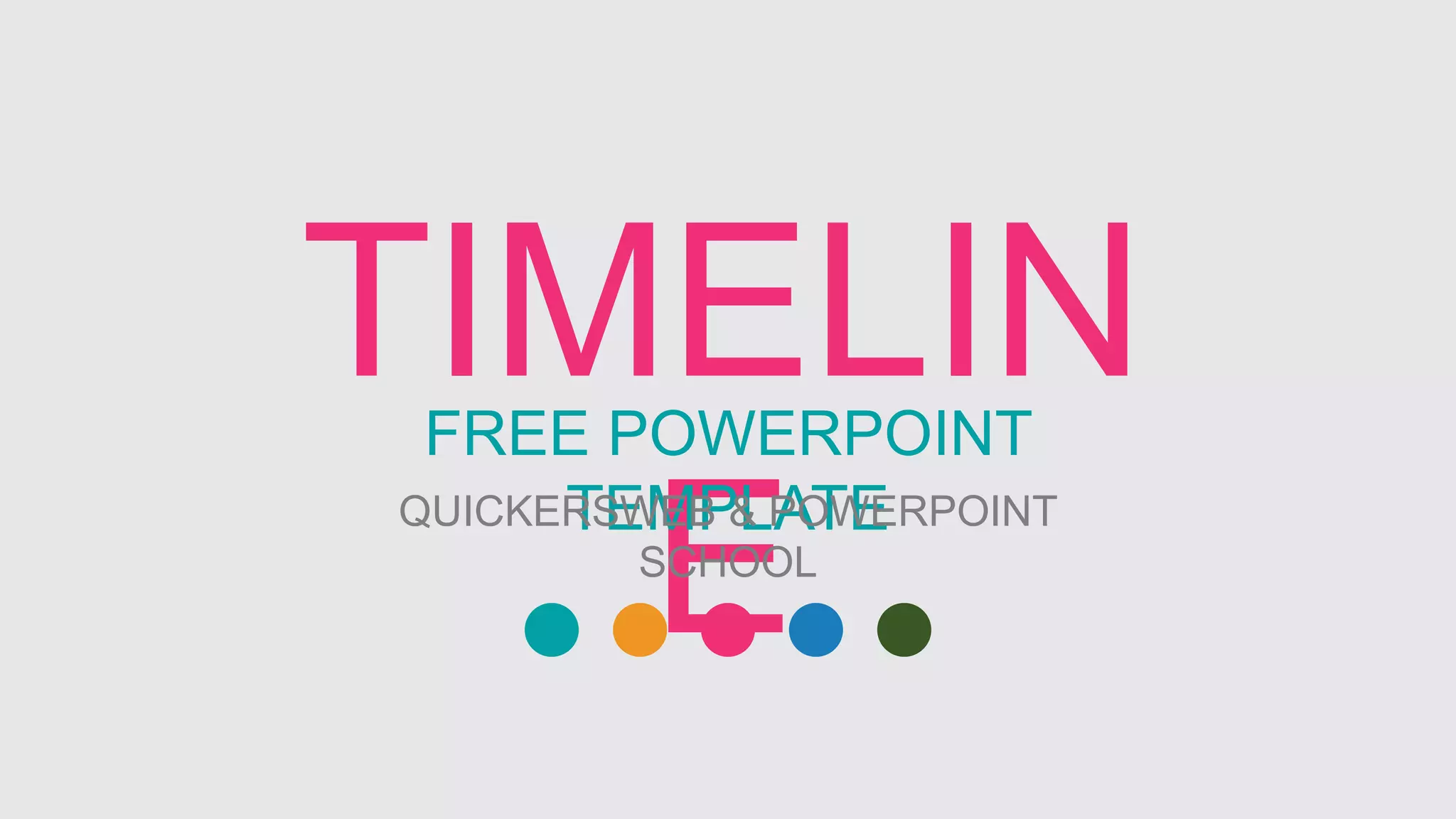 (With animation) animated timeline free power point template | PPT
